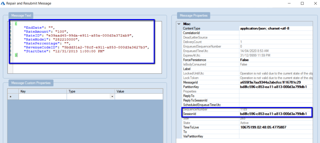 D365: Post custom message to Session Enabled Service Bus Queue C# – Ajit Patra